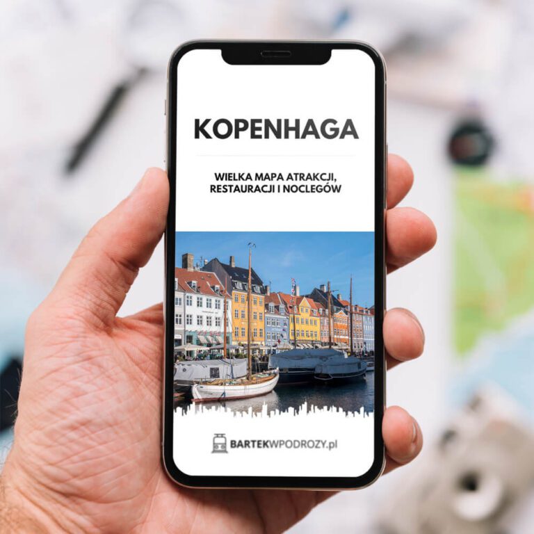 Kopenhaga Mapa 100 Atrakcji Zabytków Restauracji I Noclegów