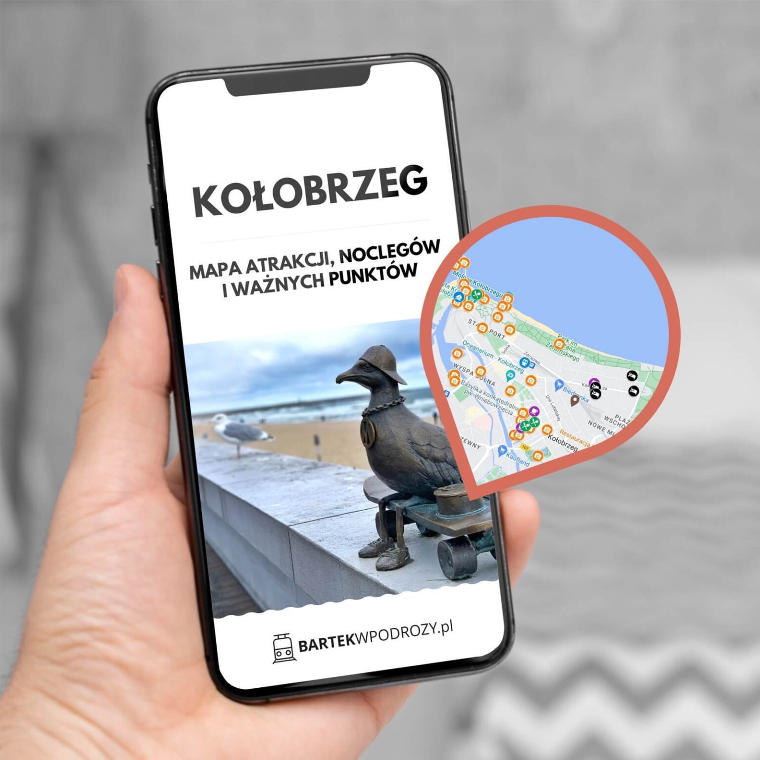KOŁOBRZEG: mapa 50+ atrakcji, plaż, restauracji i noclegów