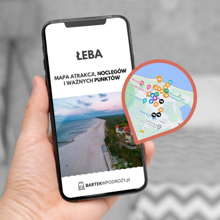 ŁEBA: mapa 30+ atrakcji, plaż, restauracji i noclegów
