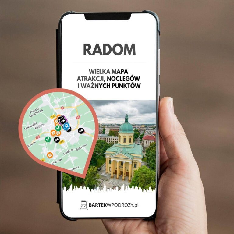 RADOM: mapa 60+ atrakcji, zabytków, restauracji i noclegów